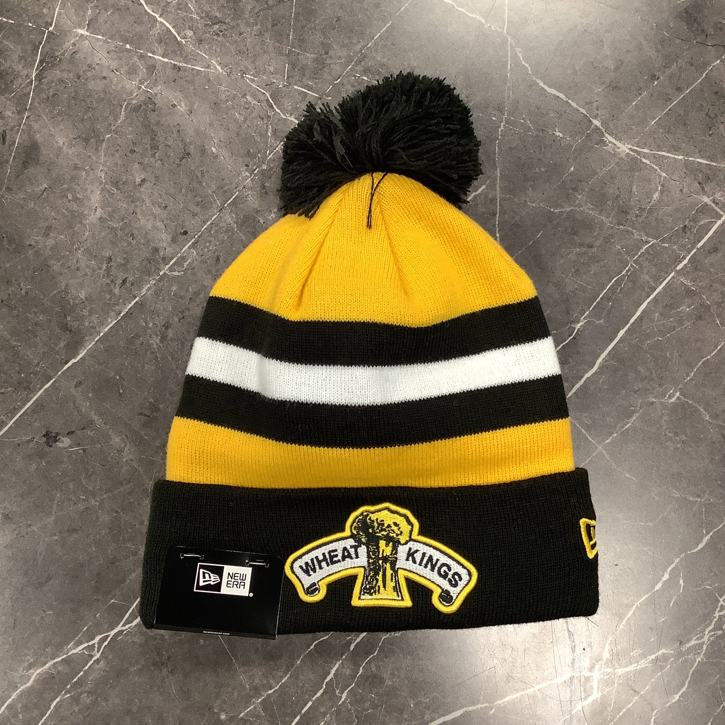 New Era Pom Toque – Brandon Wheat Kings Team Store